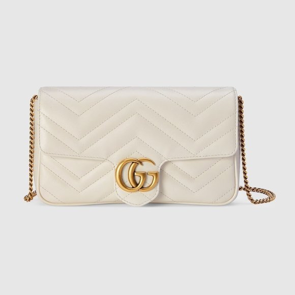 Gucci | Bags | Gucci Gg Marmont Mini Bag White | Poshmark
